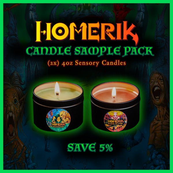 Homerik "The Circle of Dead Children" Candle Sample Pack – Metal ...